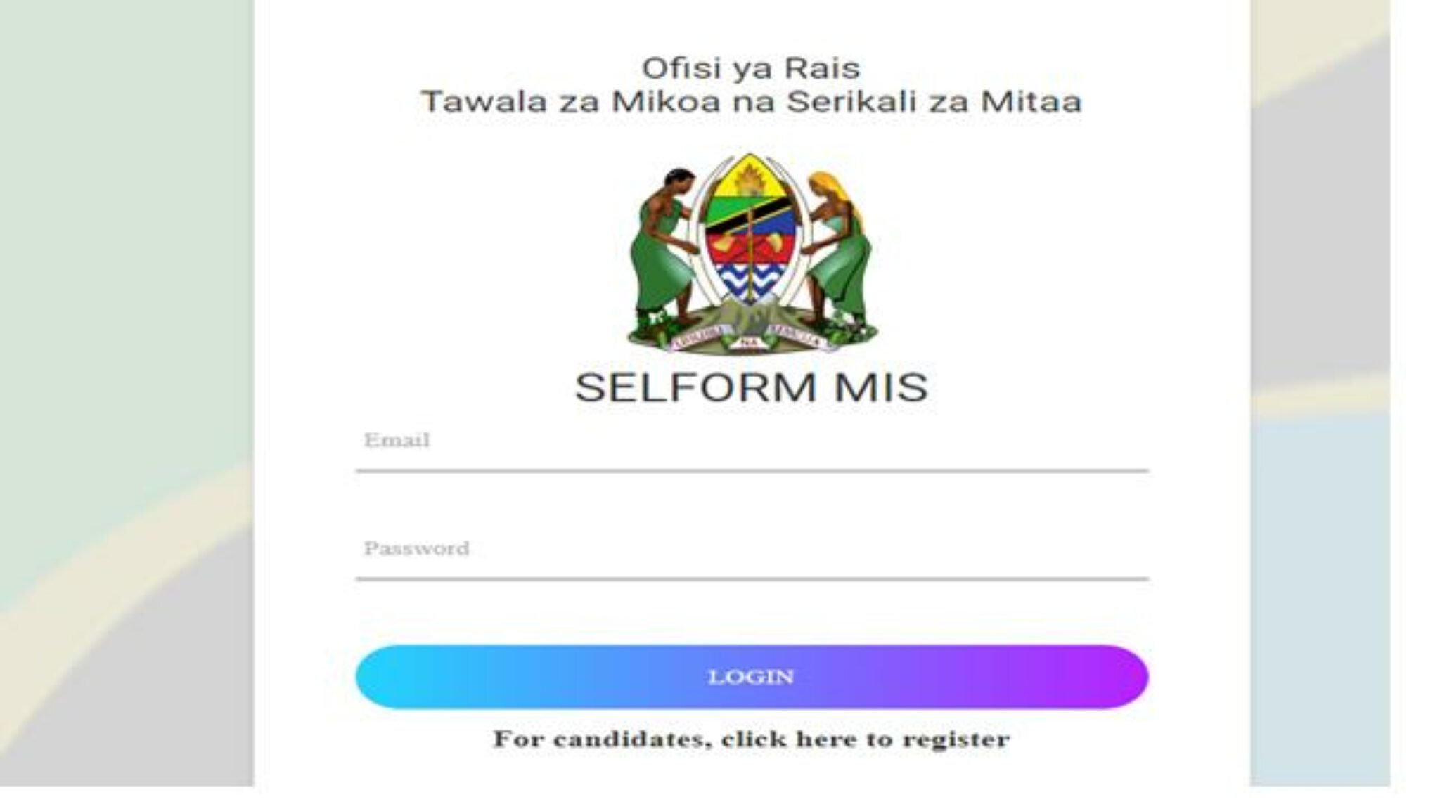 Selform.tamisemi.go.tz (2026) Selform Tamisemi - Tanzania Tech