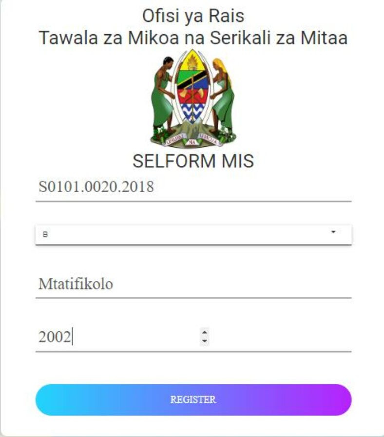 Selform.tamisemi.go.tz (2026) Selform Tamisemi - Tanzania Tech